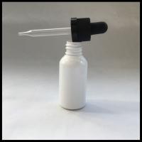 China White Plastic PET E Liquid Bottles 30ml Label Printing With Childproof Cap for sale