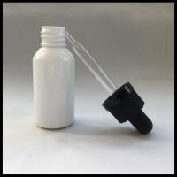 China White Plastic PET E Liquid Bottles 30ml Label Printing With Childproof Cap for sale