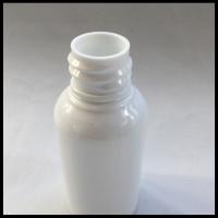 China White Plastic PET E Liquid Bottles 30ml Label Printing With Childproof Cap for sale