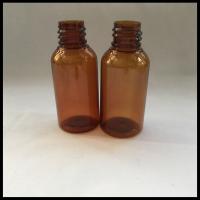 China Pharmaceutical Amber Eye Dropper Bottles , Plastic Squeezable Dropper Bottles for sale