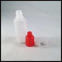China Medicine Squeezable LDPE PE E Liquid Bottles 20ml Health / Safety High Standard for sale