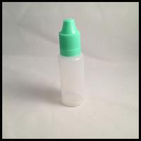 China Medicine Squeezable LDPE PE E Liquid Bottles 20ml Health / Safety High Standard for sale