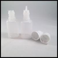 China Child Proof Plastic Dropper Bottles 20ml , LDPE Empty Eye Dropper Bottles for sale