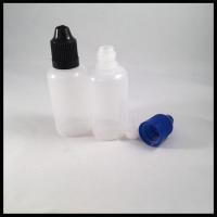 China 30ml Childproof Dropper Bottle Ldpe , Bulk Liquid Small Plastic Dropper Bottles for sale