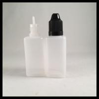 China Durable 30ml Childproof LDPE Dropper Bottles Small Capacity Plastic Container for sale