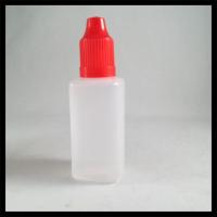 China Durable 30ml Childproof LDPE Dropper Bottles Small Capacity Plastic Container for sale