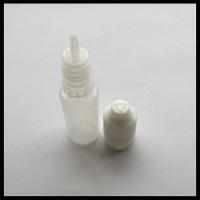 China Pharmaceutical Grade PE E Liquid Bottles LDPE 10ml With Tip Custom Label Printing for sale