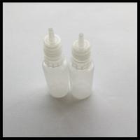 China Pharmaceutical Grade PE E Liquid Bottles LDPE 10ml With Tip Custom Label Printing for sale