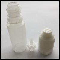 China Pharmaceutical Grade PE E Liquid Bottles LDPE 10ml With Tip Custom Label Printing for sale