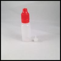 China PE Soft 15ml Plastic Needle Tip Dropper Bottle Screen Printing Logol Eco - Friendly for sale