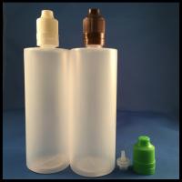 China Large Capacity LDPE Dropper Bottles 120ml Liquid Flavoring Dispense Bottle for sale