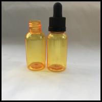 China Orange Plastic Pipette Bottles Food Grade For Liquid Flavoring Packing for sale