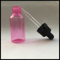 China Pink Pet Plastic PET E Liquid Bottles Cosmetic Packing Excellent Low Temperature Performance for sale