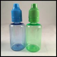 China 30ml Green Plastic Bottles PET Dropper Bottles Juice Oil Bottles With Childproof Tamper Cap for sale