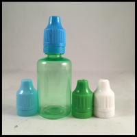 China 30ml Green Plastic Bottles PET Dropper Bottles Juice Oil Bottles With Childproof Tamper Cap for sale