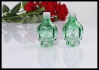 China Skull 30ml Essential Oil Glass Dropper Bottles Clear Green Black Bottle for sale