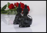 China 30ml Skull Shape Glass Dropper Bottle E Liquid E Juice Glass Bottle for sale