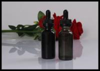 China 30ml Black Gradient Glass Bottle E liquid Smoke Oil Dropper Bottle for sale