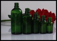 China 30ml Green Glass Bottle Essential Oil Bottle Cosmetic Liquid Bottle for sale
