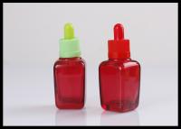 China Square Essential Oil Glass Bottles 30ml E Liquid Glass Container Round Shape for sale
