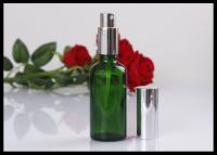 China Green 30ml Glass Essential Oil Bottles Glass Dropper Bottle Beard Oil Bottle for sale