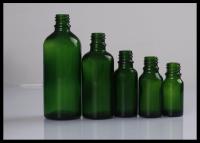 China Green 30ml Glass Essential Oil Bottles Glass Dropper Bottle Beard Oil Bottle for sale