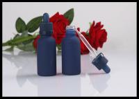 China Childproof Cap Aromatherapy Glass Bottles , 30ml Blue Glass Bottles For Essential Oils for sale