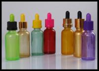 China 30ml 1oz E cig Liquid Bottle Essential Oil Glass Dropper Bottle Light Green for sale