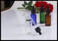 China 30ml Clear Glass Dropper Bottle E Liquid Oil Bottle Cosmetic Bottle for sale
