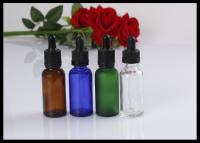 China Liquid Medicine Essential Oil Glass Bottles 30ml Non - Toxic Material Long Lifespan for sale