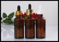 China Amber Glass Dropper Bottle 30ml Essential Oil Bottle Cosmetic Bottles for sale