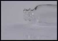 China Durable Clear Essential Oil Glass Bottles 30ml Refillable For Liquid Flavoring for sale