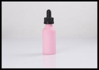 China Pink Perfume Essential Oil Glass Bottles Customized Size With Childproof Cap for sale