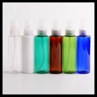 China Clear Mist PET Plastic Spray Bottles100ml Non - Toxic For Cosmetic Dispensing for sale