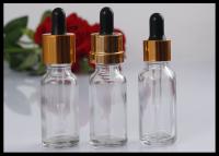 China Transparent Essential Oil Glass Bottles Chemical Stability Health / Safety for sale