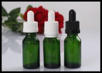 China Amber Essential Oil Glass Dropper Bottle For Cosmetic Pacakge Acid Base Resistance for sale
