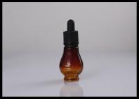 China 30ml Brown Dropper Bottles , Refillable Empty Glass Vials For Essential Oils for sale