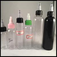 China 30ml / 60ml Capacity Plastic PET E Liquid Bottles Pen Shape Pharmaceutical Grade for sale