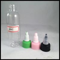 China 30ml / 60ml Capacity Plastic PET E Liquid Bottles Pen Shape Pharmaceutical Grade for sale
