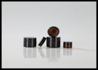 China Amber Glass Cosmetic Cream Jar For Facial Cream Bottles Cosmetic Packaging for sale