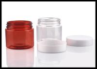 China 30g Facial Cream Plastic Cosmetic Cream Jar Wide Mouth PET Material Non - toxic for sale