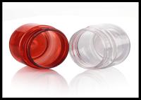 China 30g Facial Cream Plastic Cosmetic Cream Jar Wide Mouth PET Material Non - toxic for sale