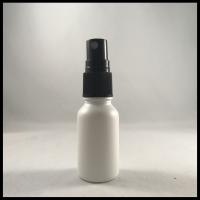 China Matte White Essential Oil Glass Dropper Bottle 15ml With Pump Spray Cap for sale