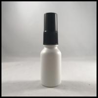 China Matte White Essential Oil Glass Dropper Bottle 15ml With Pump Spray Cap for sale