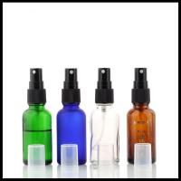 China 30ml Essential Oil Glass Dropper Bottle With Green / Clear / Amber / Blue Color for sale
