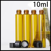 China Round 10ml Capacity Essential Oil Glass Bottles Matt White Color Pump Spray Cap for sale