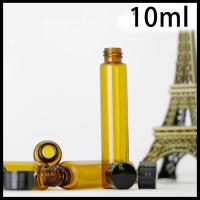 China Round 10ml Capacity Essential Oil Glass Bottles Matt White Color Pump Spray Cap for sale