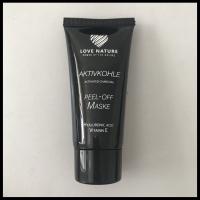 China Black Soft Plastic Tube Cosmetic Packaging PE Material For Facial Cleaner for sale