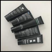 China Flip Cap Type Plastic Cosmetic Tubes 60ml 50ml Capacity With Black Color for sale