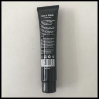 China Flip Cap Type Plastic Cosmetic Tubes 60ml 50ml Capacity With Black Color for sale